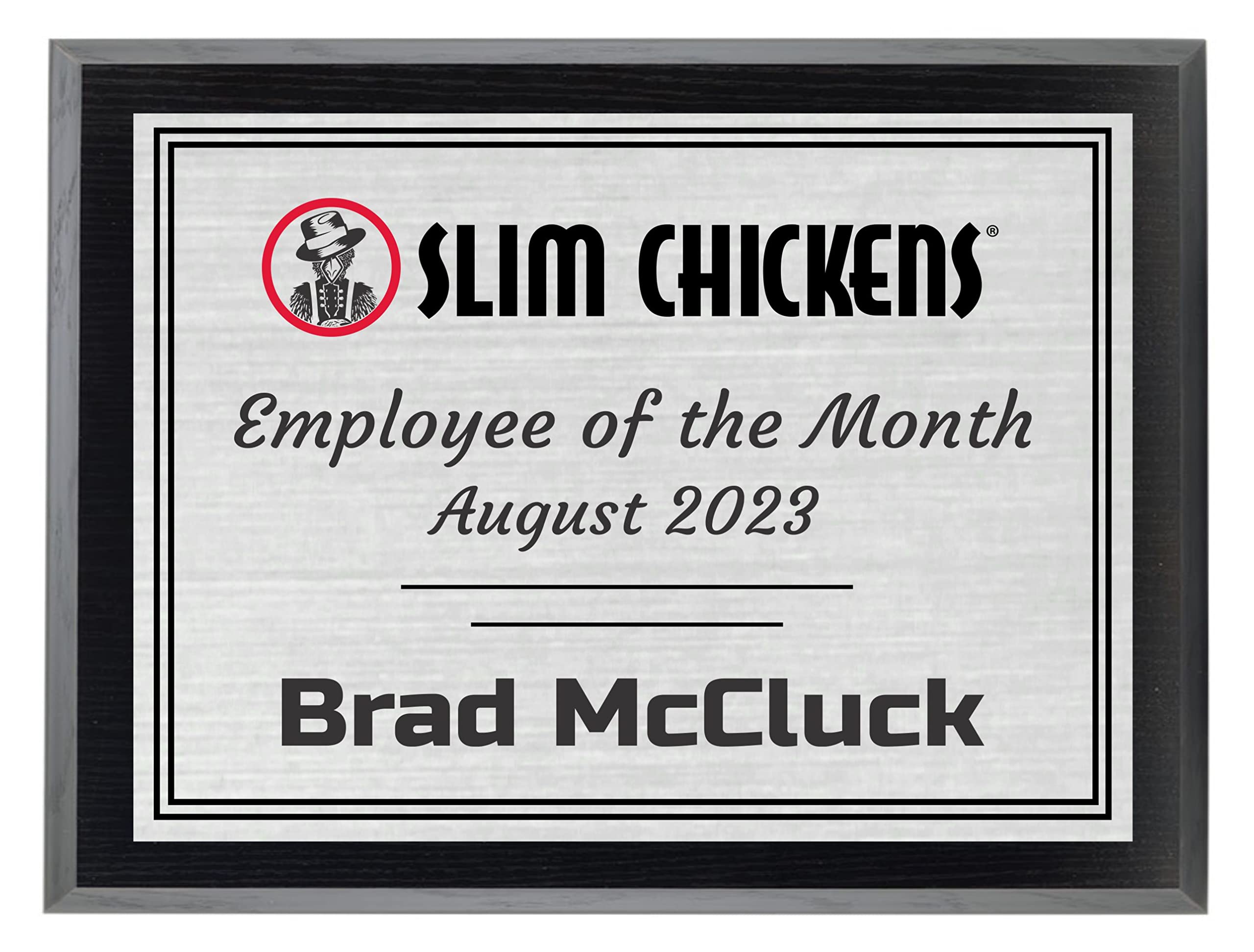Amazon.com: Perpetual Plaque, Custom Employee of the Month Appreciation ...