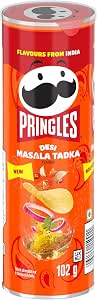 Pringles® Desi Masala Tadka Potato Chips 102g : Amazon.ca: Grocery ...