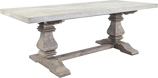 Amazon.com - Kosas Home Mackee Table, Antique Grey - Tables