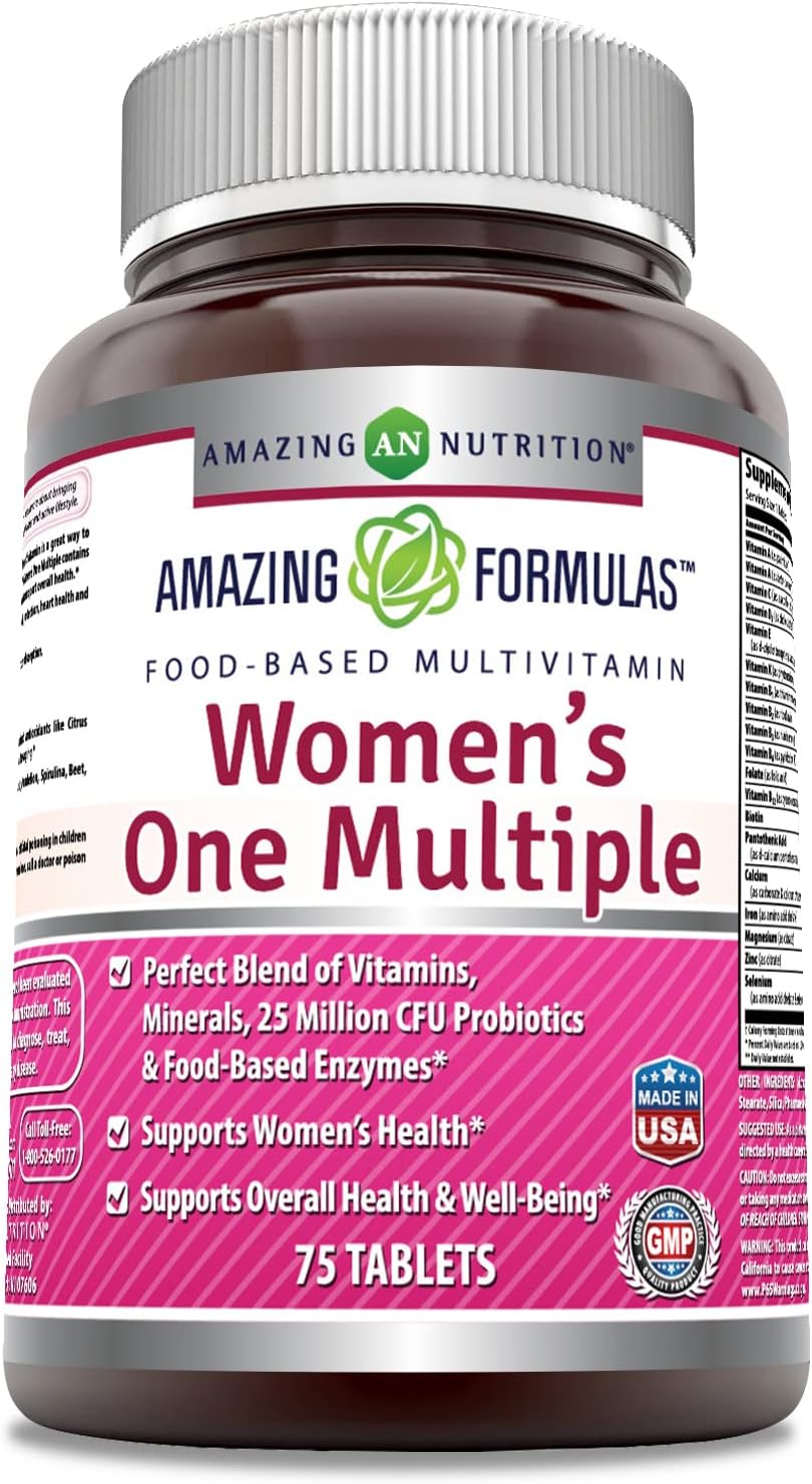 Amazon.com: Amazing Formulas Women's Multivitamin Food Based Supplement ...