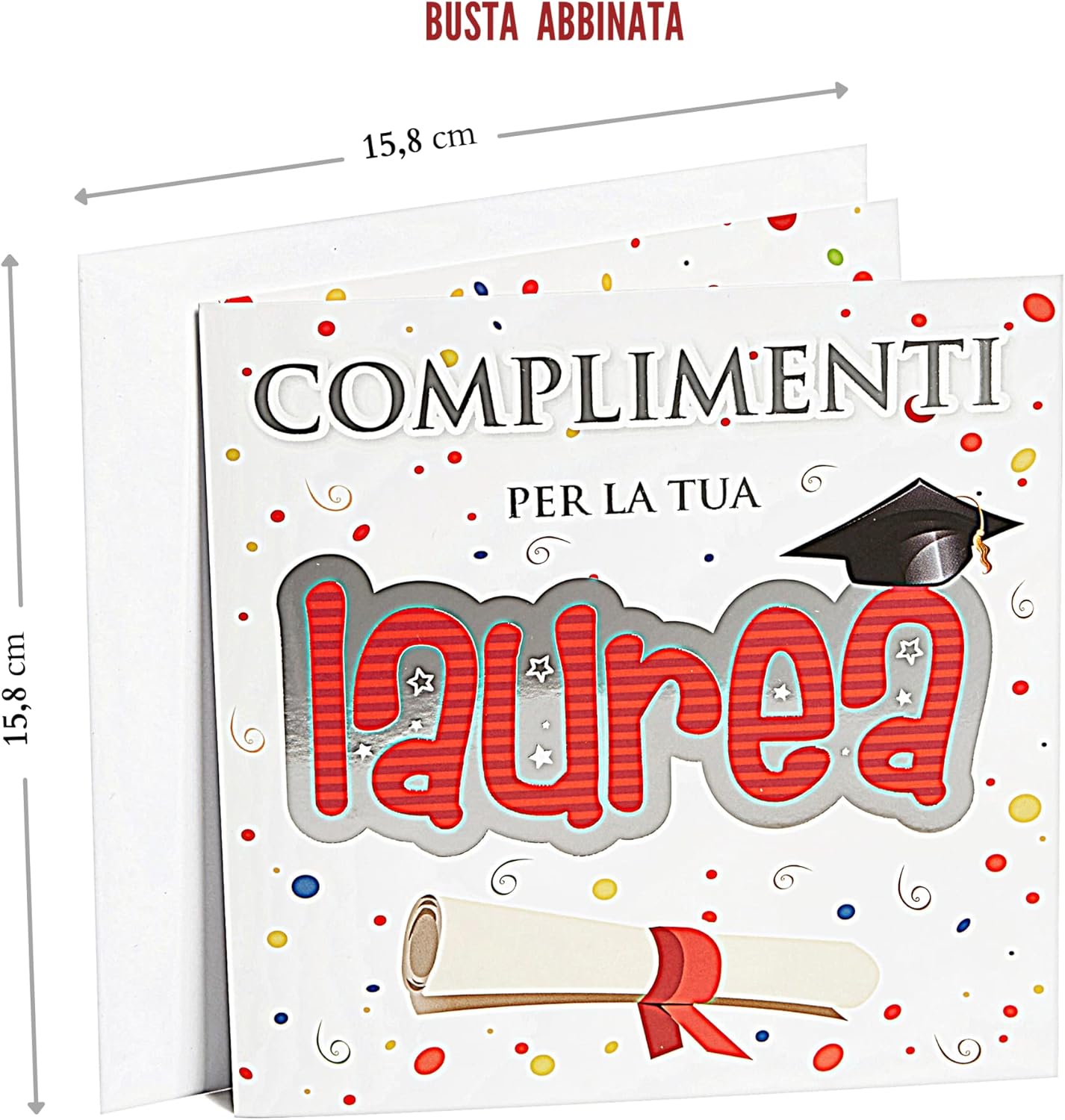 Greeting Card and Congratulations for Graduation, Creative Gift Idea ...