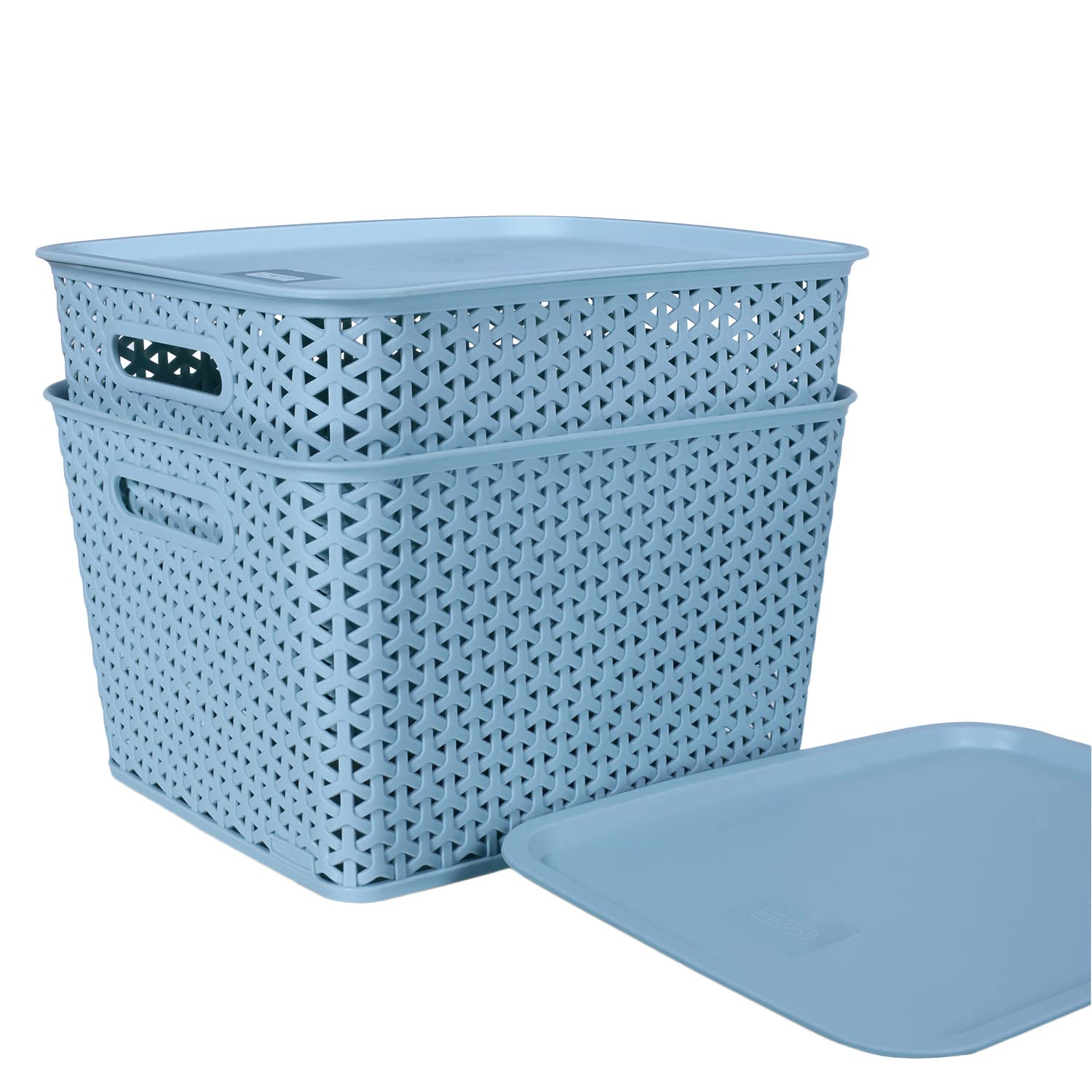 KOLORR Premium Elite Large Size Plastic Multipurpose Storage Baskets ...