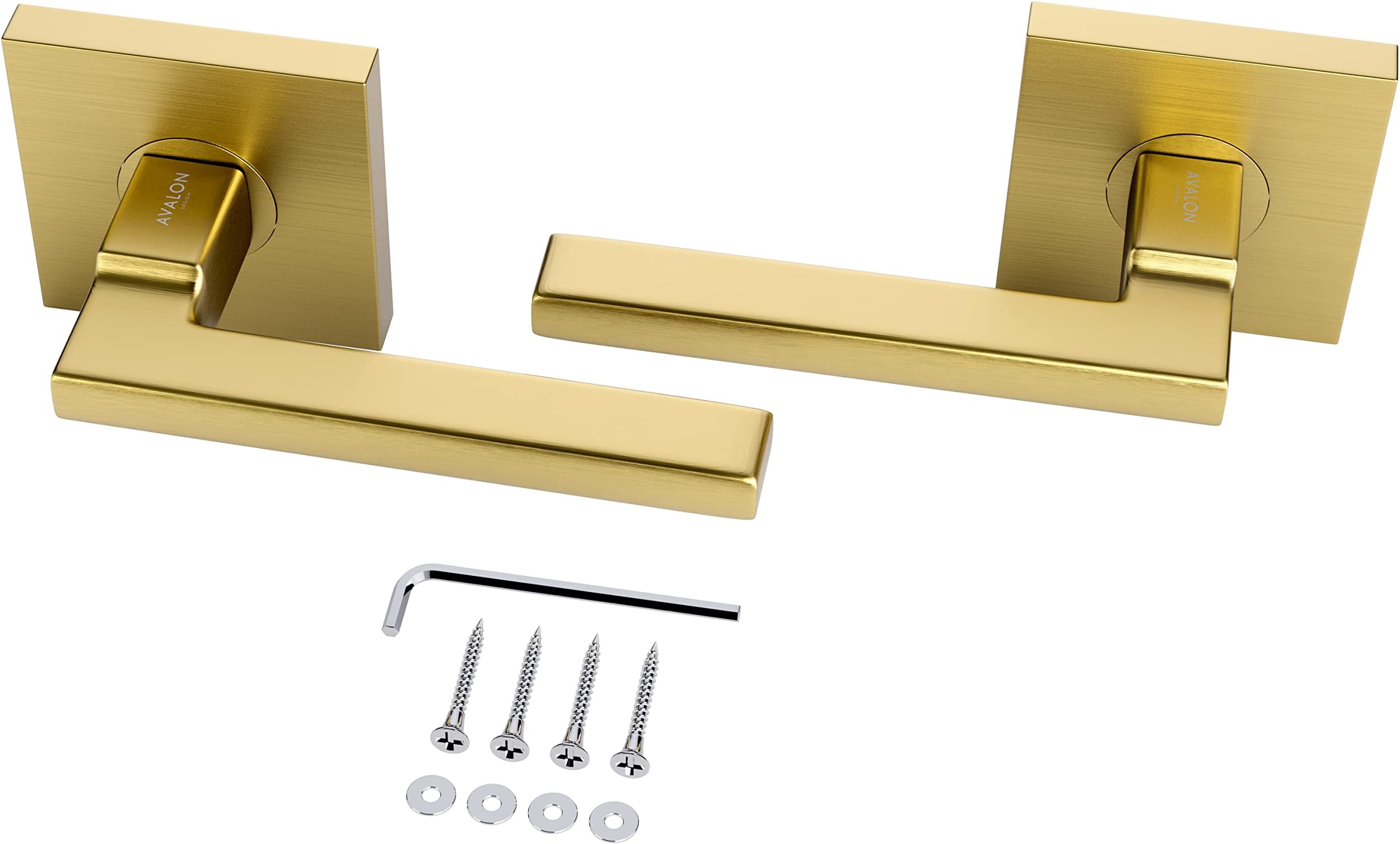 Amazon.com: AVALON 0721 - DUMMY (French Closet) Door Handle Set NO ...