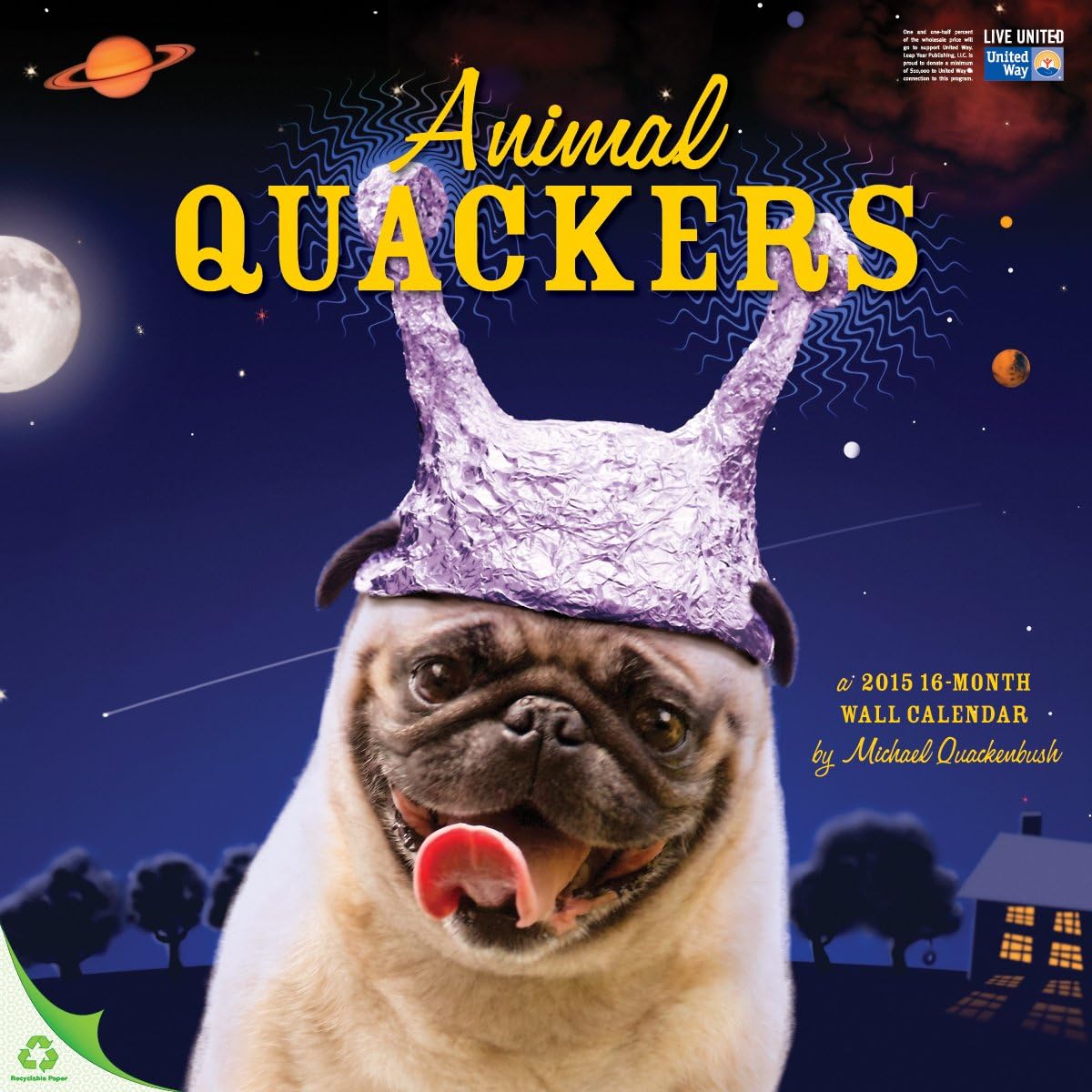 Amazon.com: Avalon 12 x 12 Inches Animal Quackers 2015 16-Month Wall ...