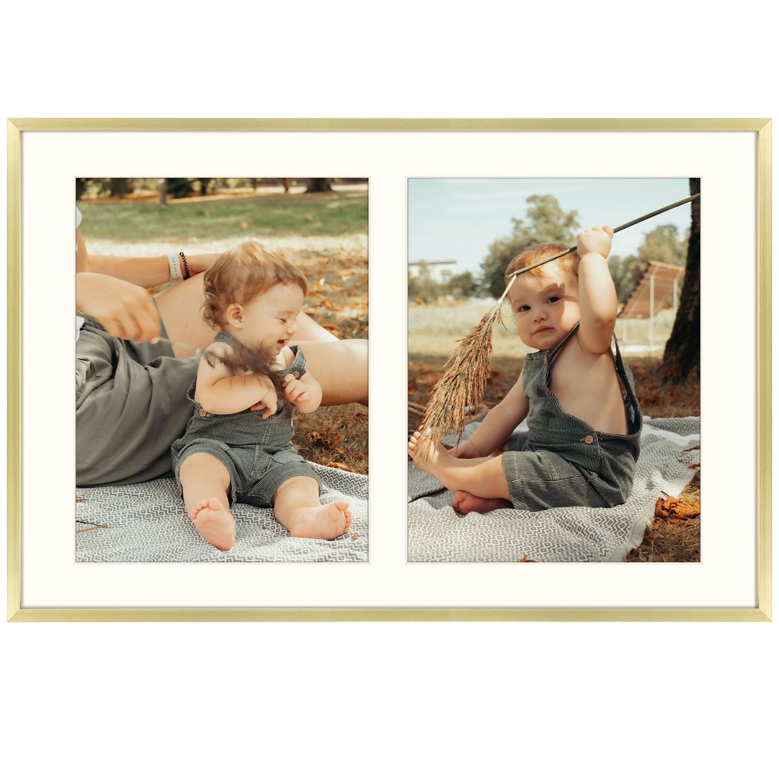 Amazon.com - Golden State Art, 8x10 Aluminum Collage Frame, Displays ...