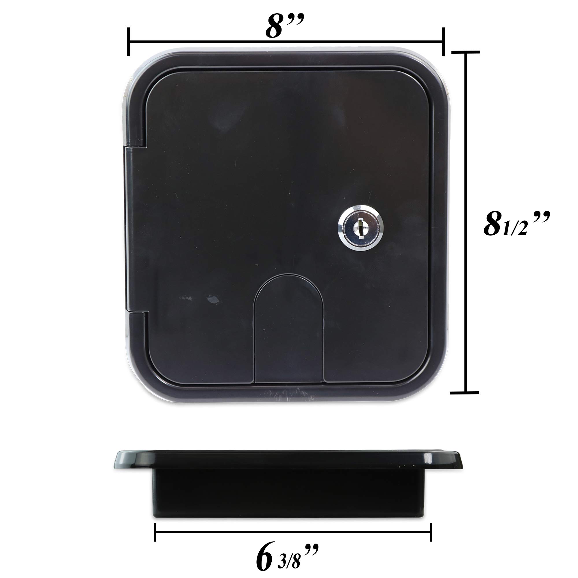 Waterproof Camper Power Cord Hatch Electrical Door Abs RV Access Door ...