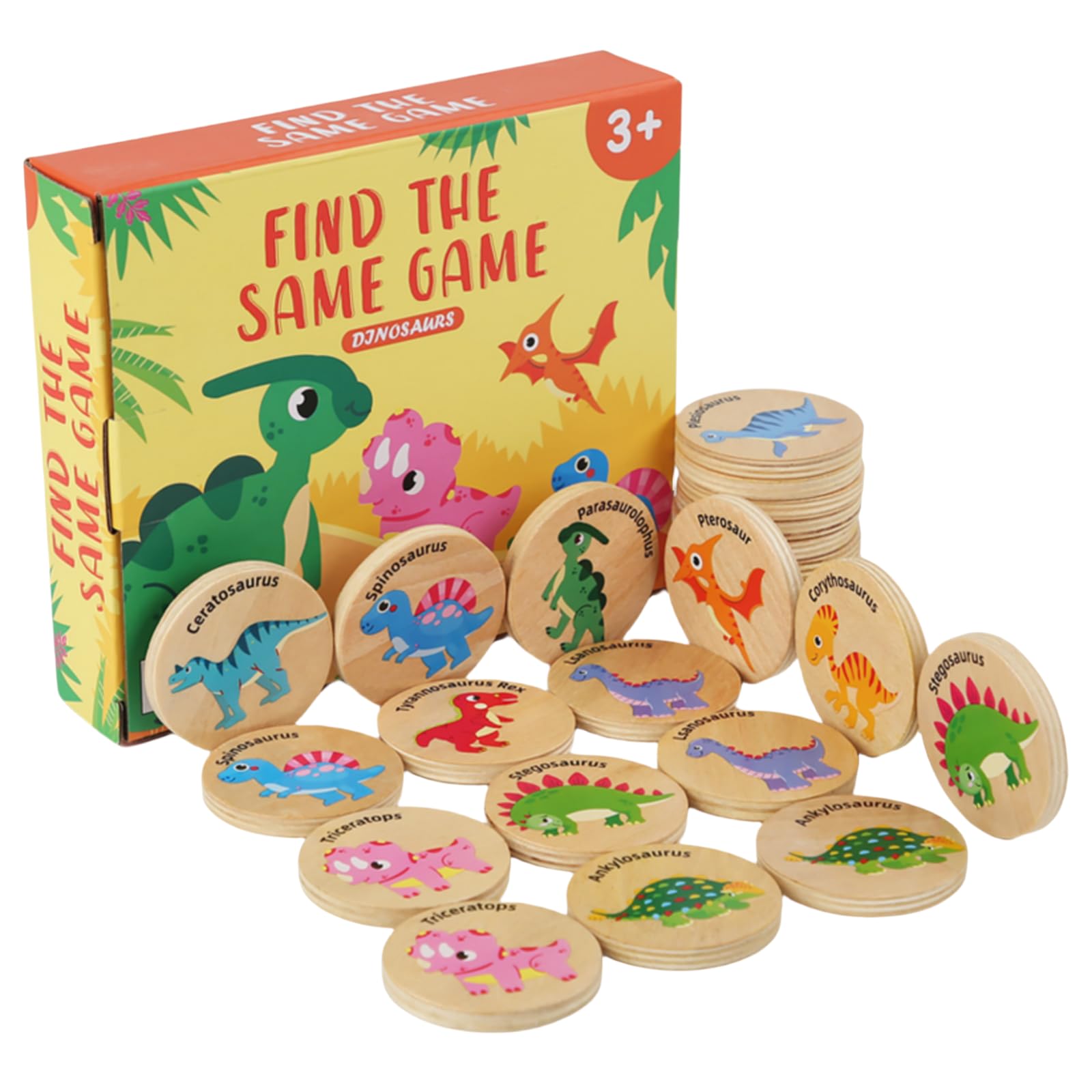 Amazon.com: Memory Game for Kids, 24Pcs Wooden Flash Cards for Toddlers ...