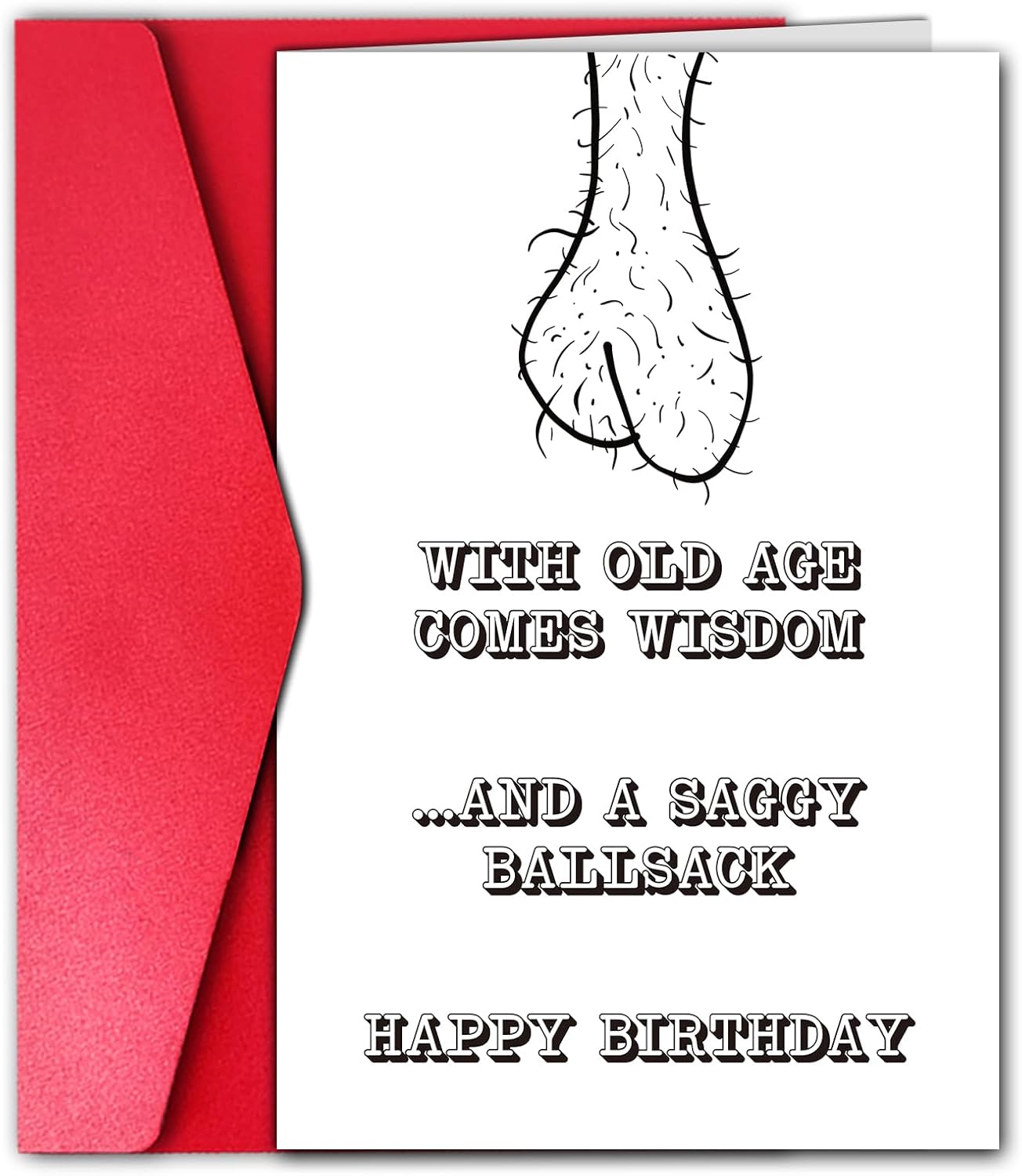 Amazon.com : CGBRspacex Rude Birthday Card for Boyfriend Husband Best ...