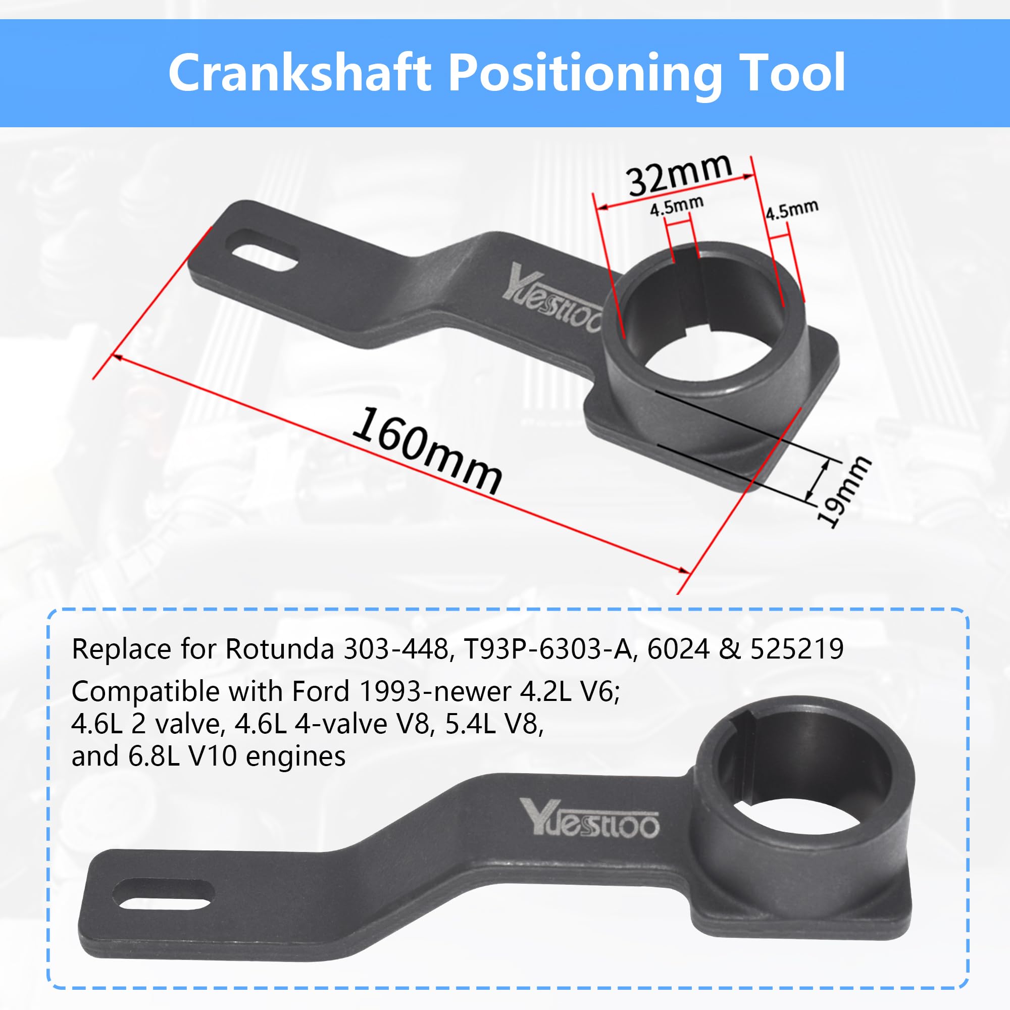 Snapklik.com : Yuesstloo 3PC Camshaft Holding Timing Tool & Crankshaft ...