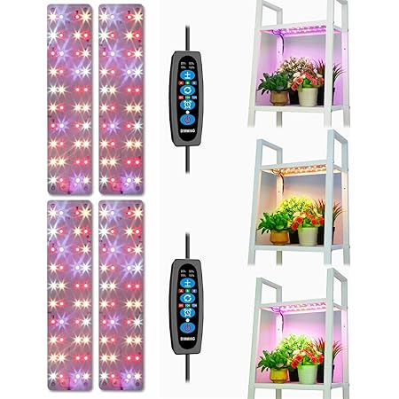 Amazon.com : APLANT Grow Lights for Seed Starting, Dimmable LED Grow ...