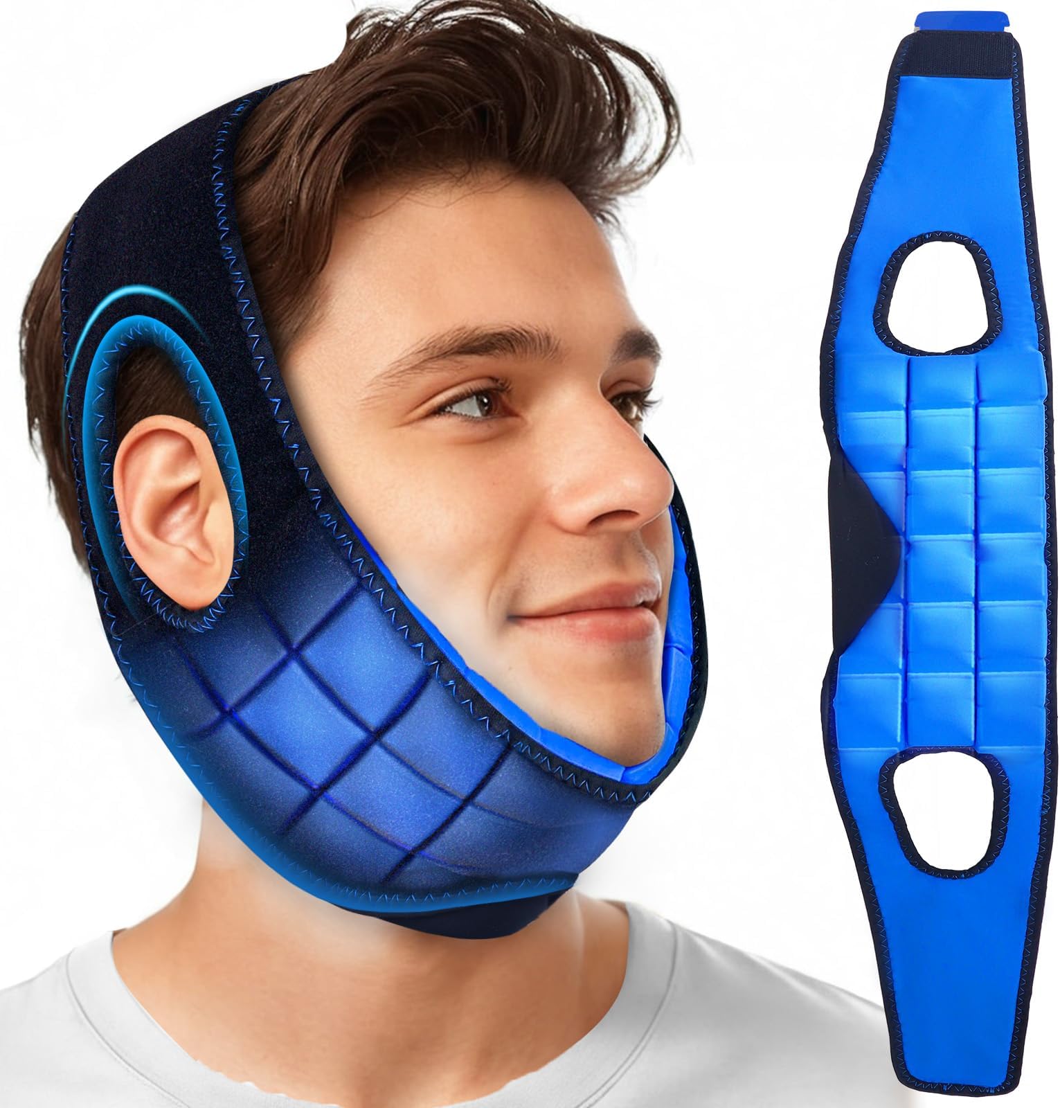 Amazon.com: NEWGO Face Ice Pack for Wisdom Teeth Pain Relief, 2 Hours ...