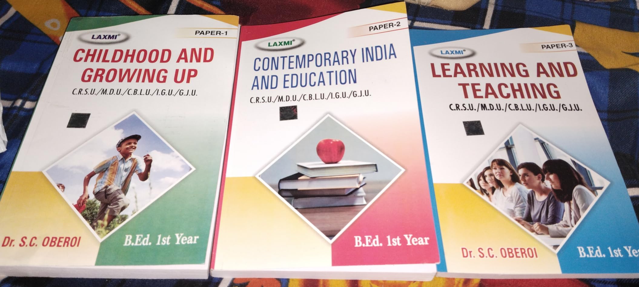 Buy B.Ed. 1st Yr Books in English for Paper -1,2,3 ( CHILDHOOD AND ...