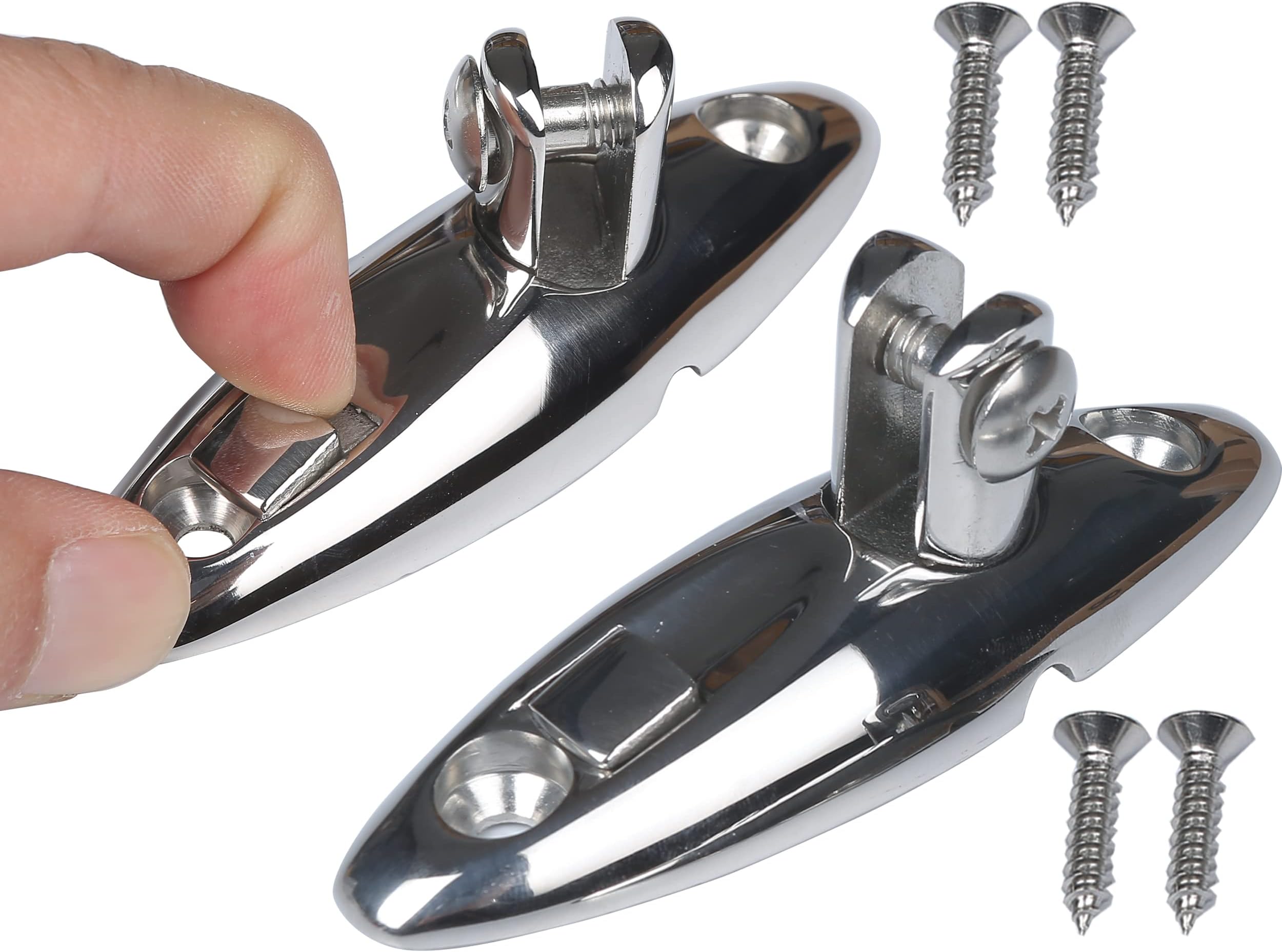Amazon.com: Boat Bimini Top Swivel Hinge,316 Stainless Steel Deck Side ...