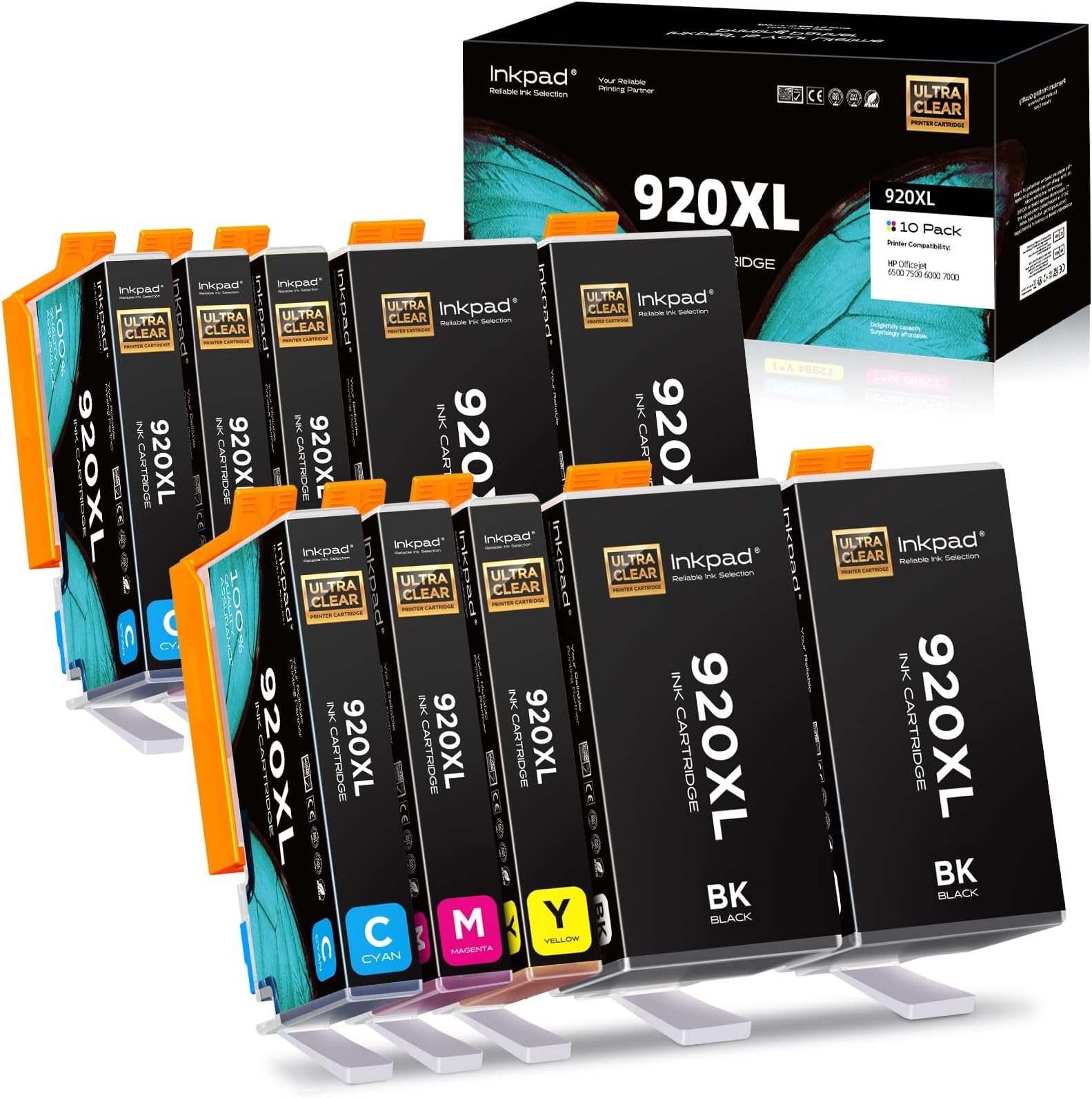 Smart Ink Kompatible Druckerpatronen als Ersatz für HP 920 XL 920XL 8 ...