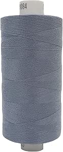 Moon Thread Grey Spun Polyester Sewing Thread - 1000M : Amazon.co.uk ...