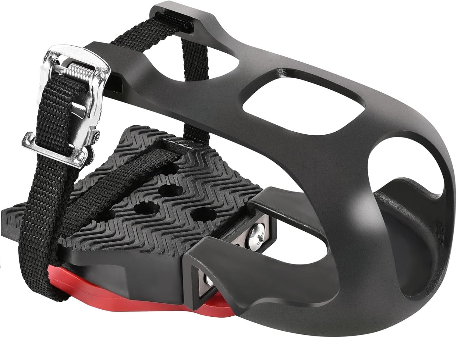 Amazon.com : Toe Clips Cage Bike Pedals Adapter & Converter Compatible ...