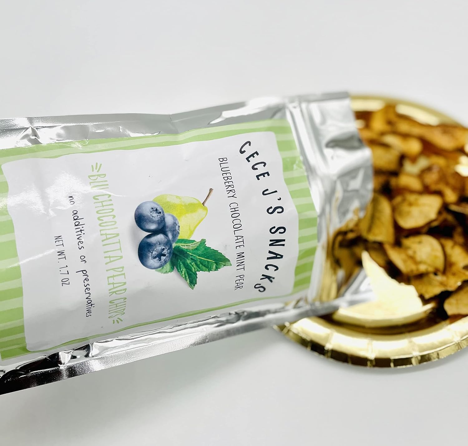 CeCe J’s Snacks Blu Chocolatta – Chips de pera, chips de frutas ...