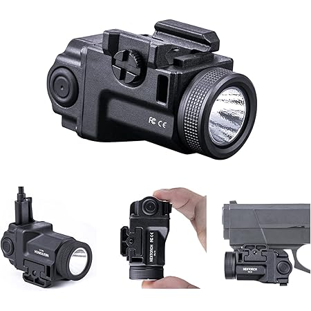 NEXTORCH Tactical Mounted Pistol Light Rechargeable Tactical Weapon ...