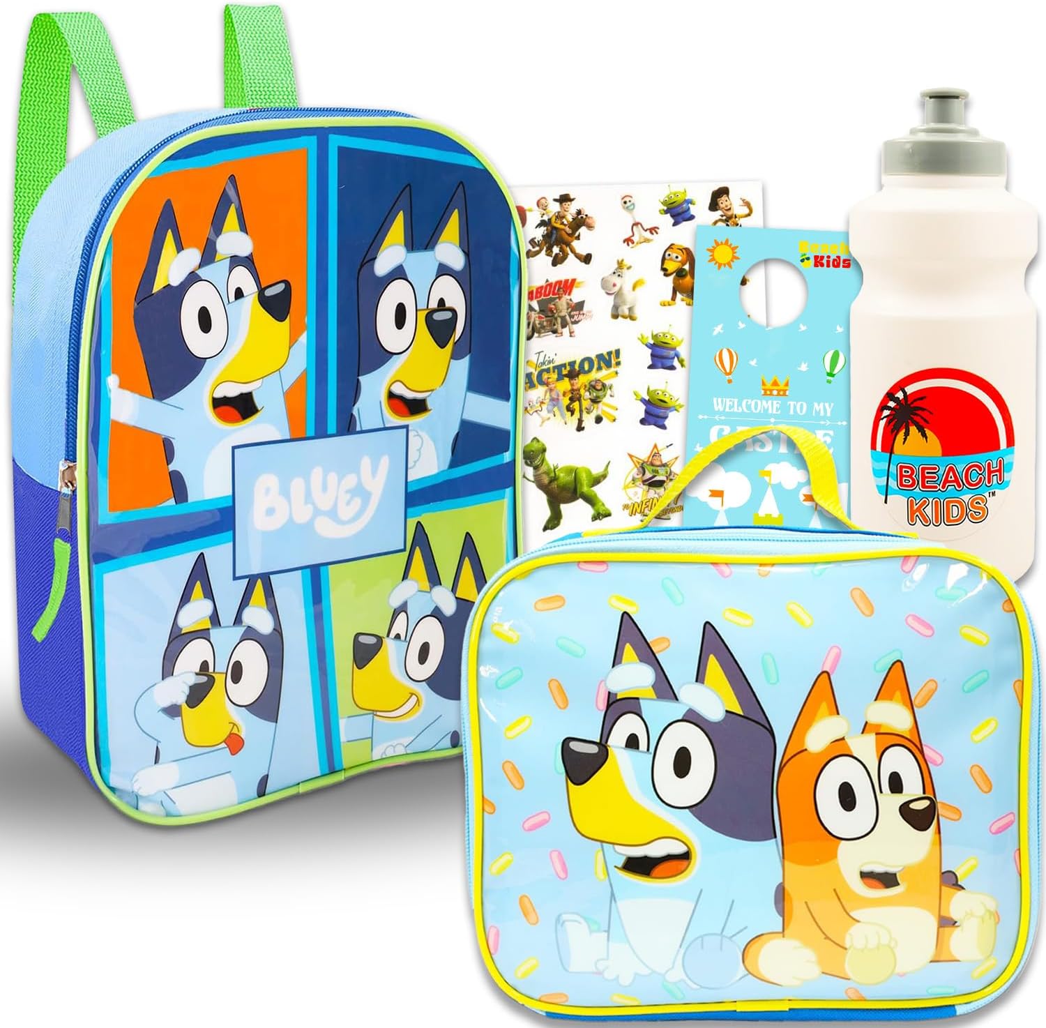 Amazon.com: Disney Bluey Backpack and Lunch Box Set - Bluey Backpack ...