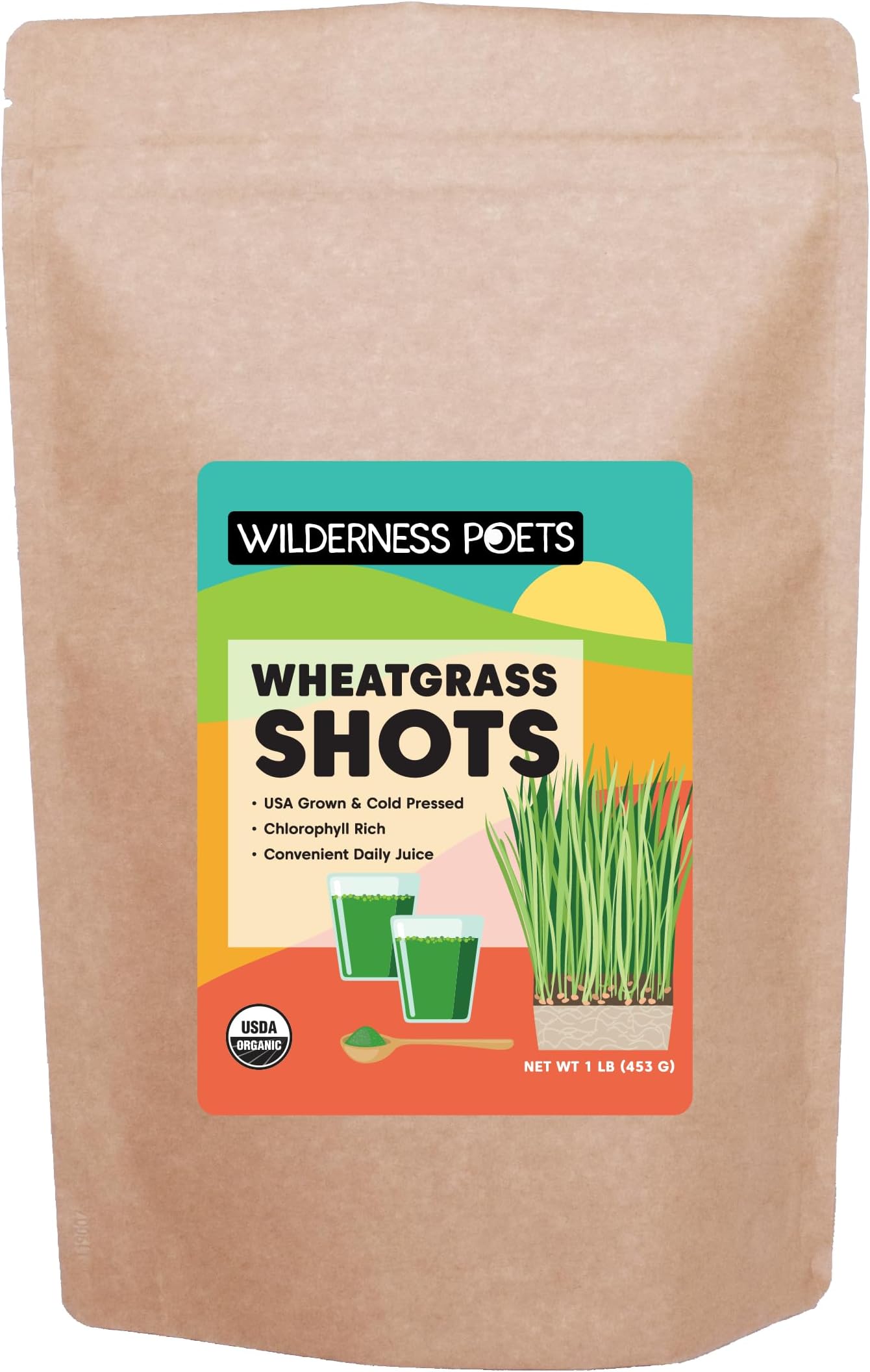 Amazon.com: Vitamatic Certified USDA Organic Wheatgrass Powder – 1 ...