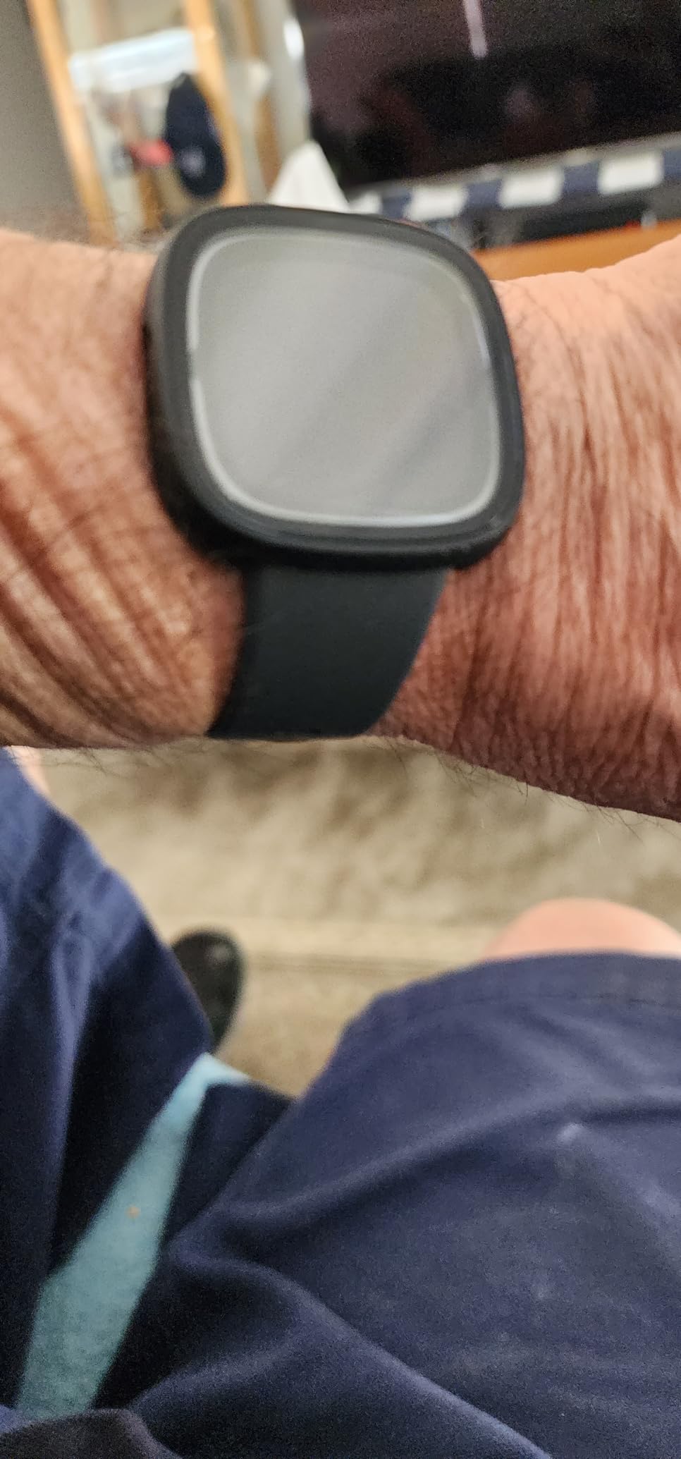 THRE【2 Pack 】For Fitbit Versa 4 Sense 2 Tempered Glass Screen Protector ...