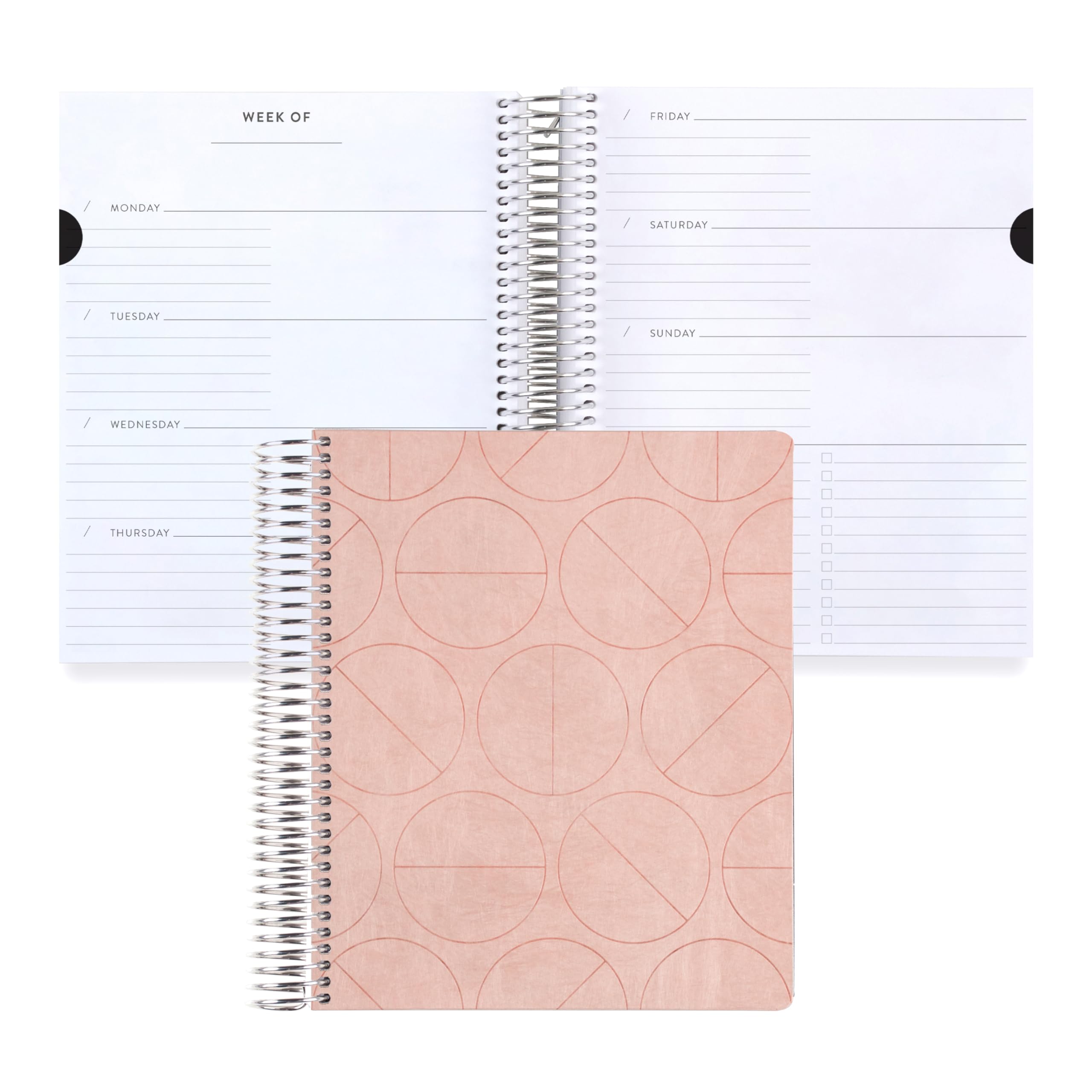 Amazon.com : Erin Condren 7x9 Coiled Focused Undated Eco Planner ...