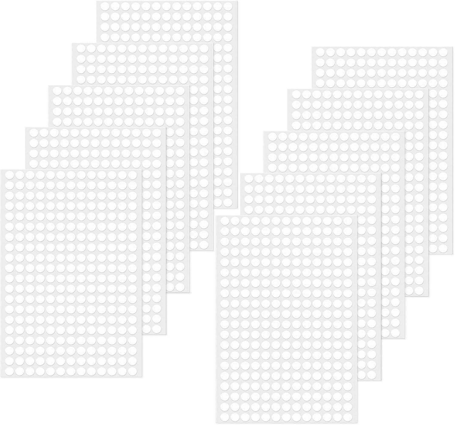 Amazon.com : YIKIADA 2600 PCS Dot Stickers 1/2 Inch Vinyl Self-Adhesive ...