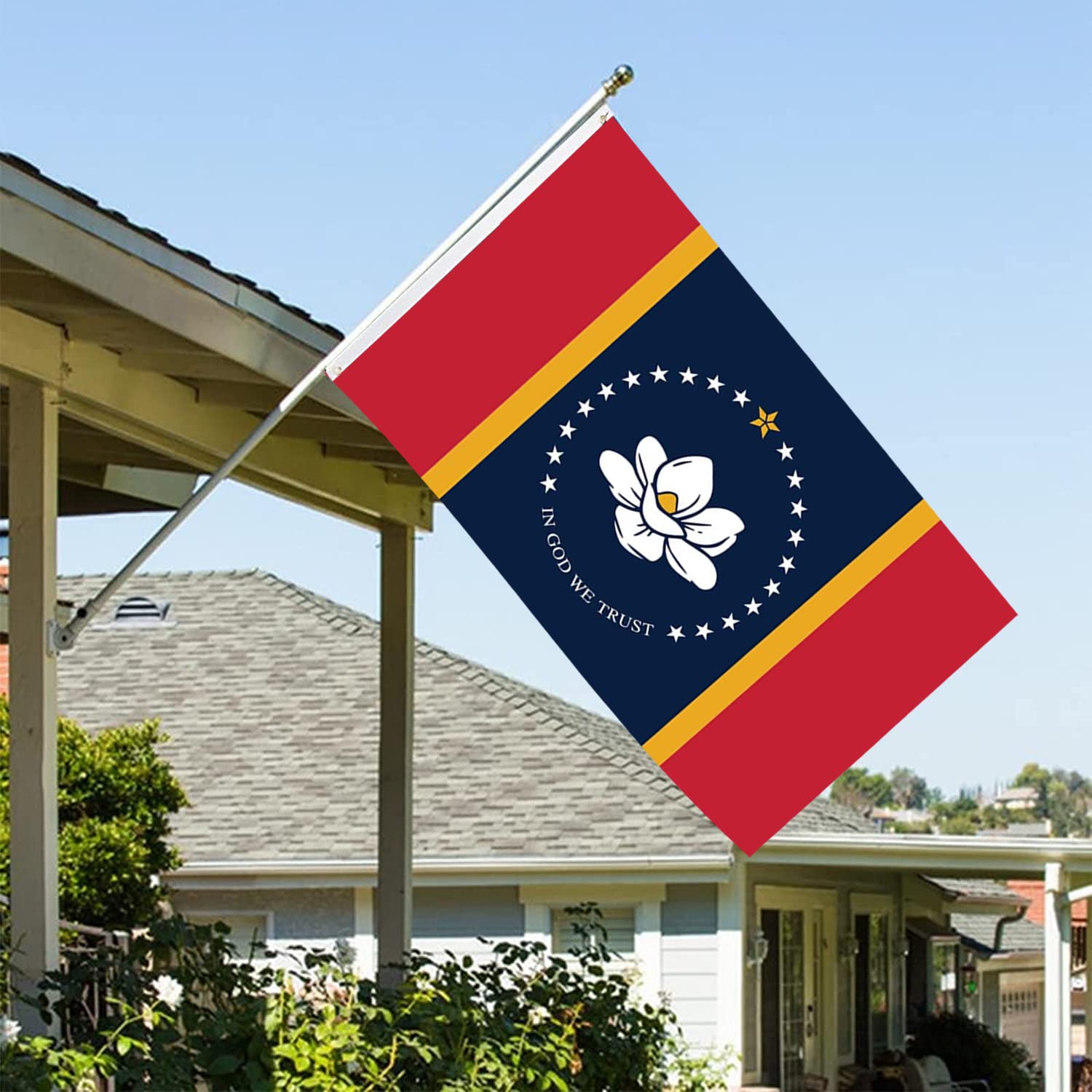 Snapklik.com : New Mississippi State Flag 3x5 Double Sided Outdoor ...