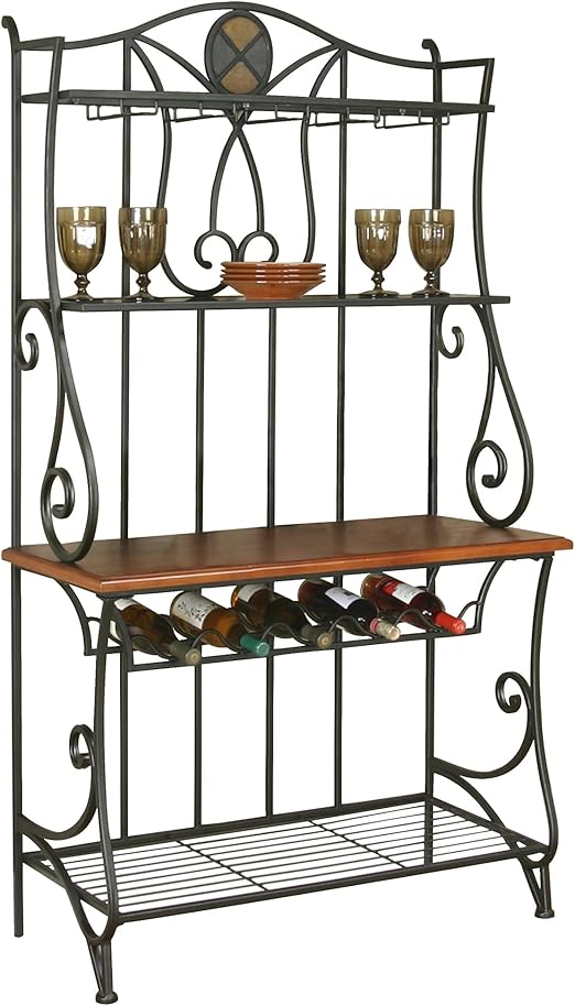 Amazon.com - Sunset Trading Vail Dining Bakers Rack, Wine, Espresso ...