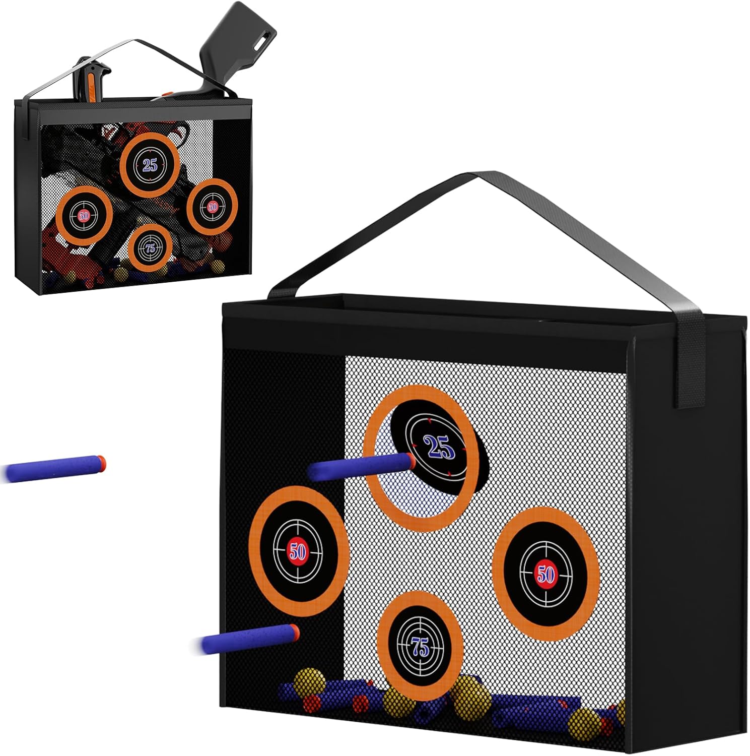 Amazon.com : Foam Blasters Portable Practice Target Bag Storage Carry ...