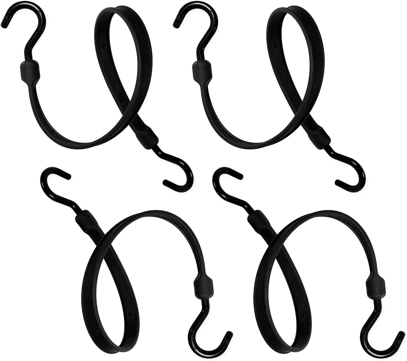 The Better Bungee 4PKS36NBK Polyurethane Bungee Strap with Over-Molded ...