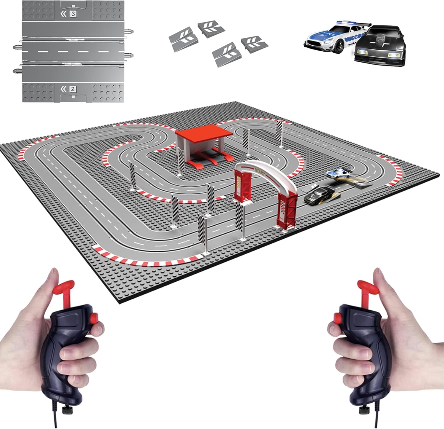 Amazon.com: Micro Slot Racing Movie Chase : Toys & Games