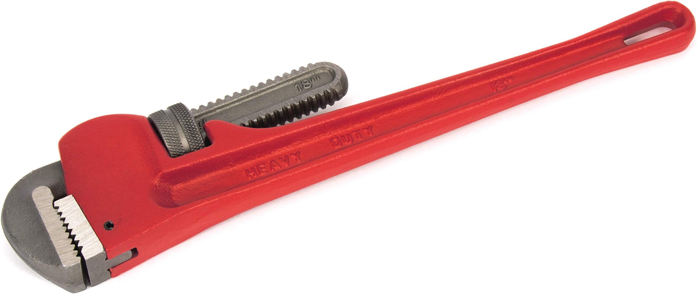 Large Pipe Wrench 48-inch Aluminum Pipe Wrench, 8-inch/200mm Adjustable ...
