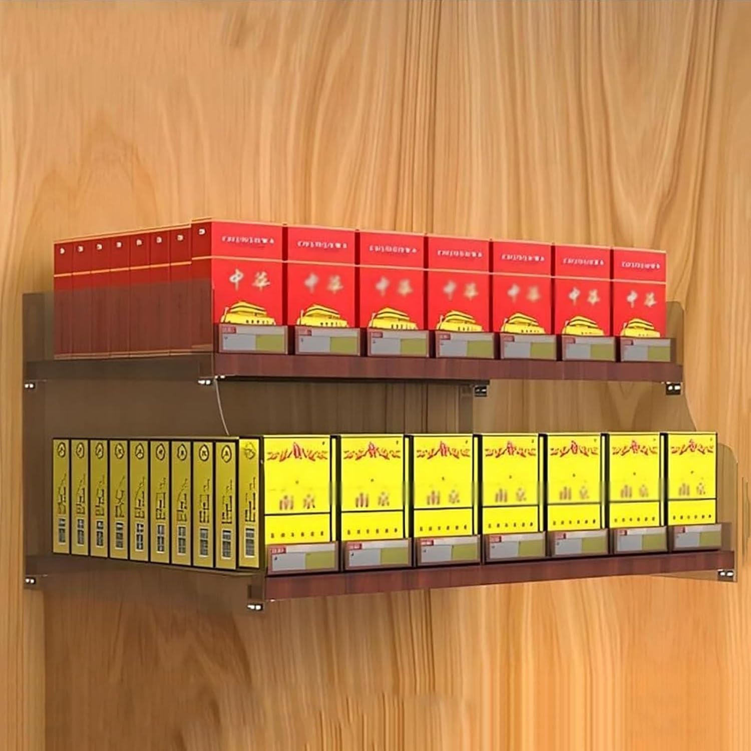 Amazon.com: Cigarettes Display Rack, 2 Tiers Acrylic Cigarette Case ...