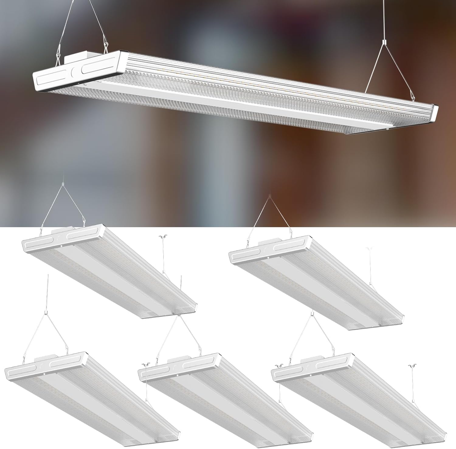 Lightdot 4FT LED High Bay Shop Light, 100-277V【Driver Equipped】, 270W ...