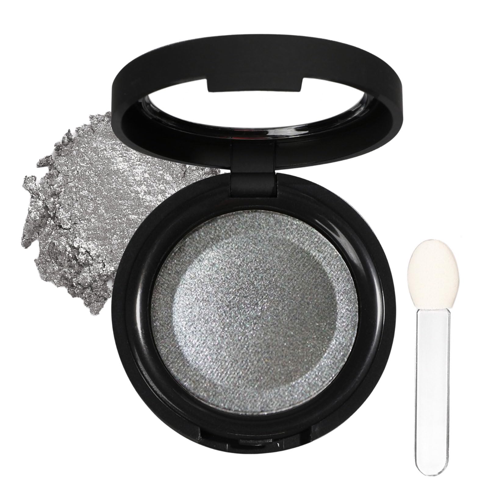 Single Silvery Grey Eyeshadow, Smoky Eye Pressed Powder Eyeshadows ...