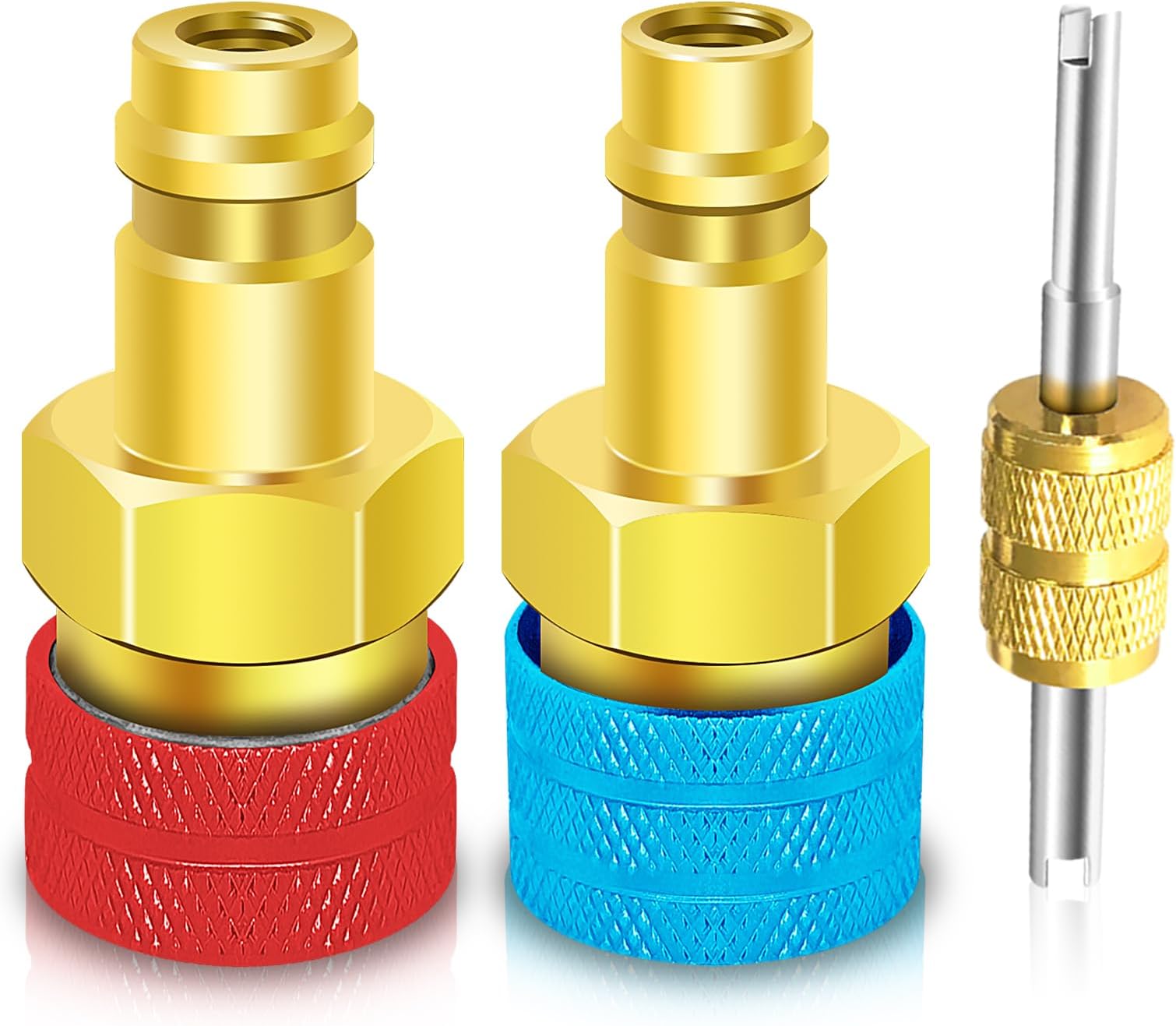 Amazon.com: HTOMT R1234YF Adapter, R134a to R1234yf Quick Coupler ...