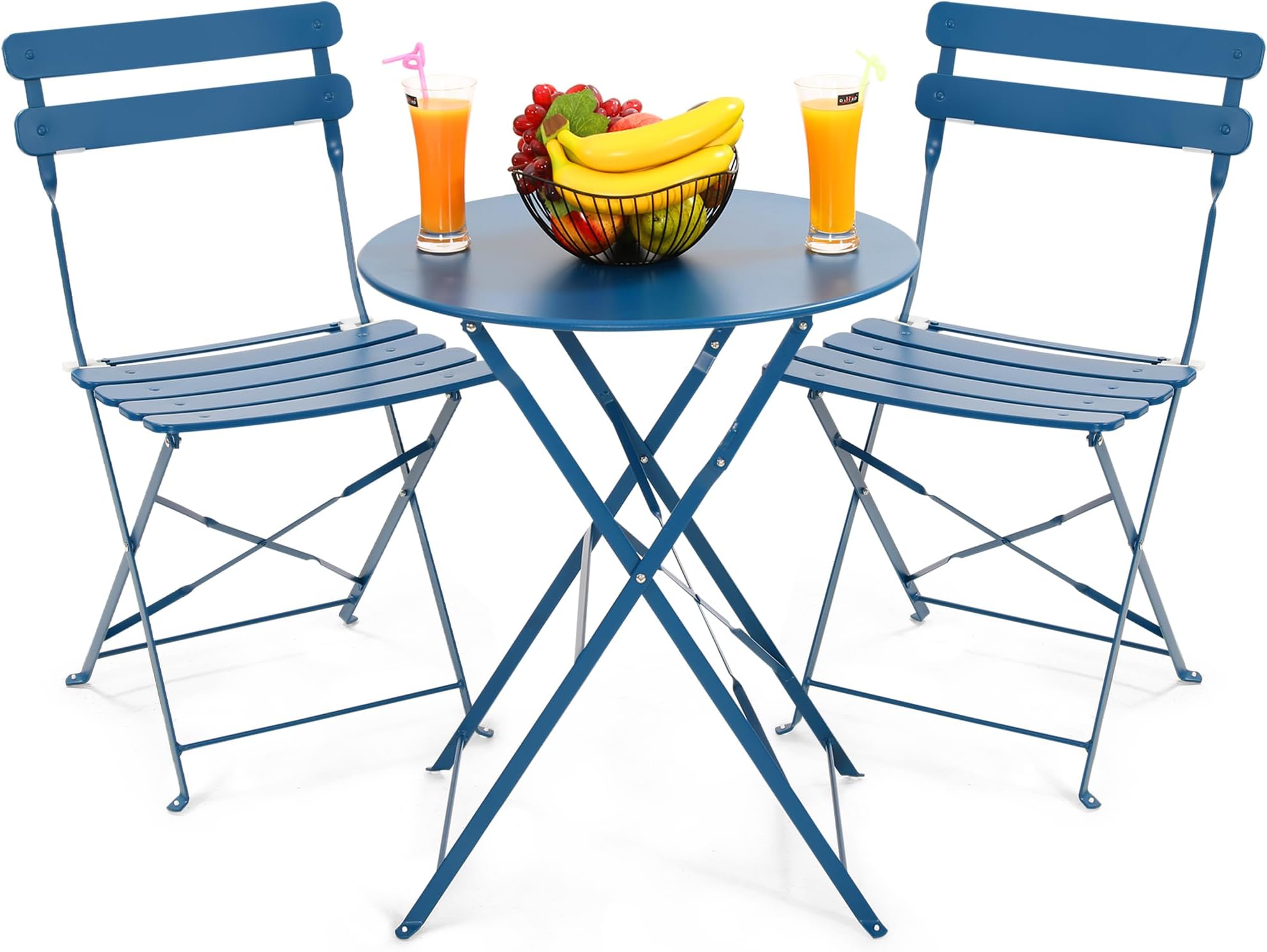 Amazon.com: Giantex Bistro Table Set, 3 Piece Patio Bistro Set, Outdoor ...