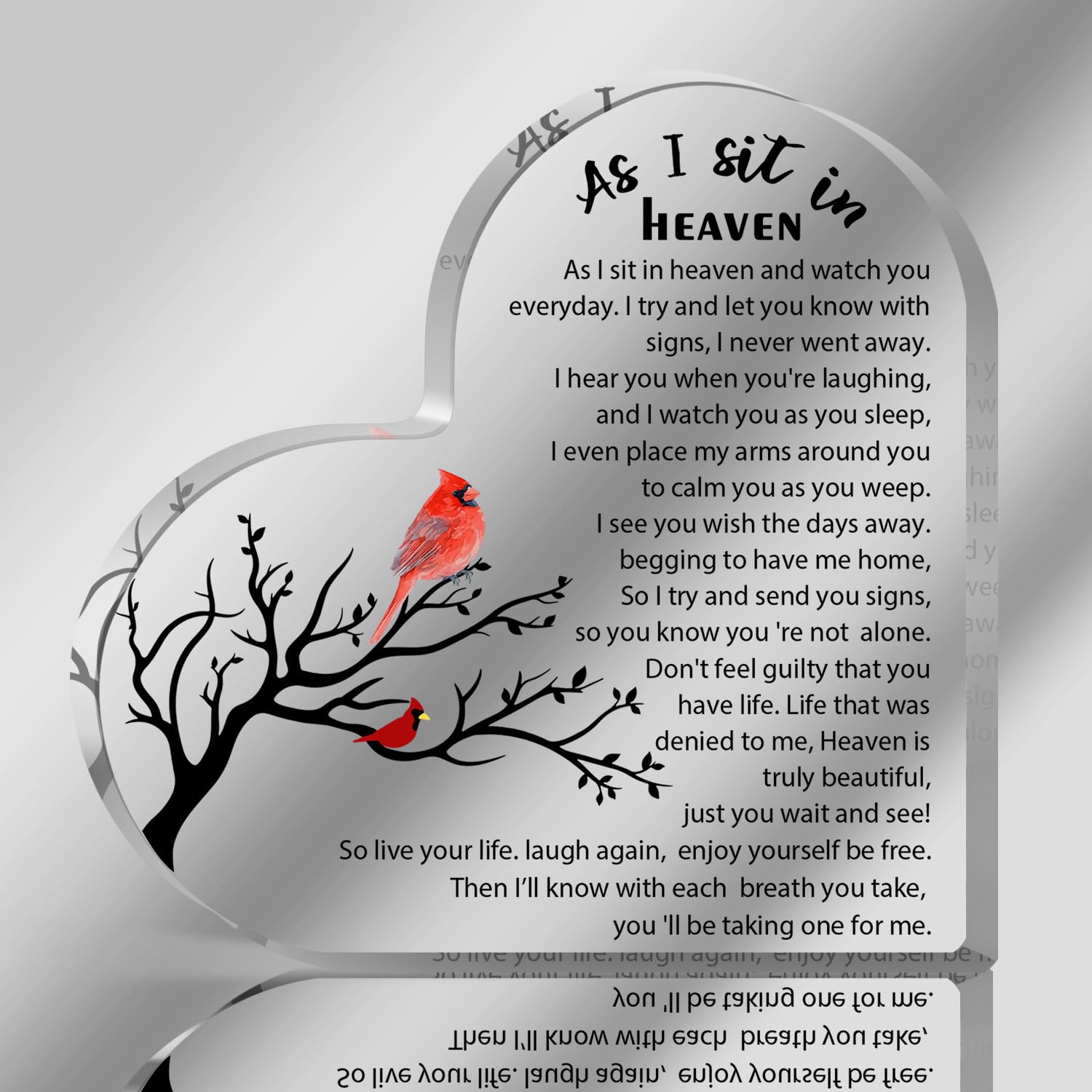 Amazon.com: Cardinal Sympathy Gift Red Gifts Decor Memorial Bereavement ...