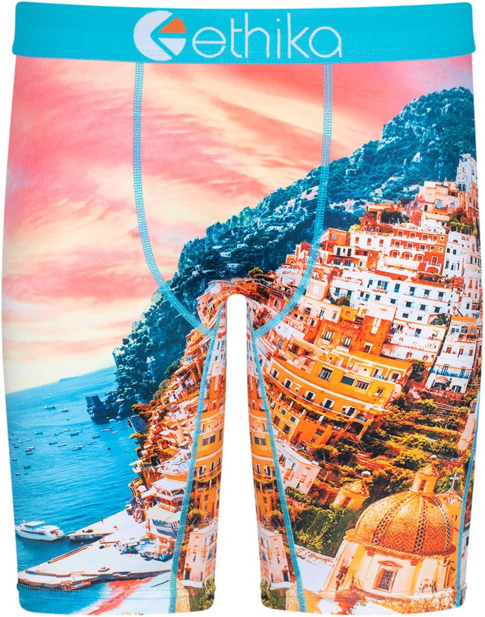 Amazon.com: Ethika Boys Staple Boxer Brief | Casa Positano (GRC, X ...