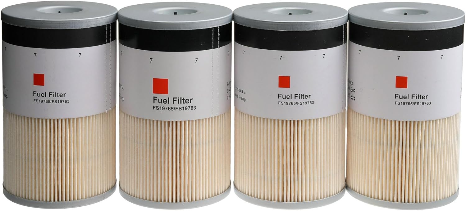 Paquete de 4 separadores de agua para filtro de combustible FS19764 ...