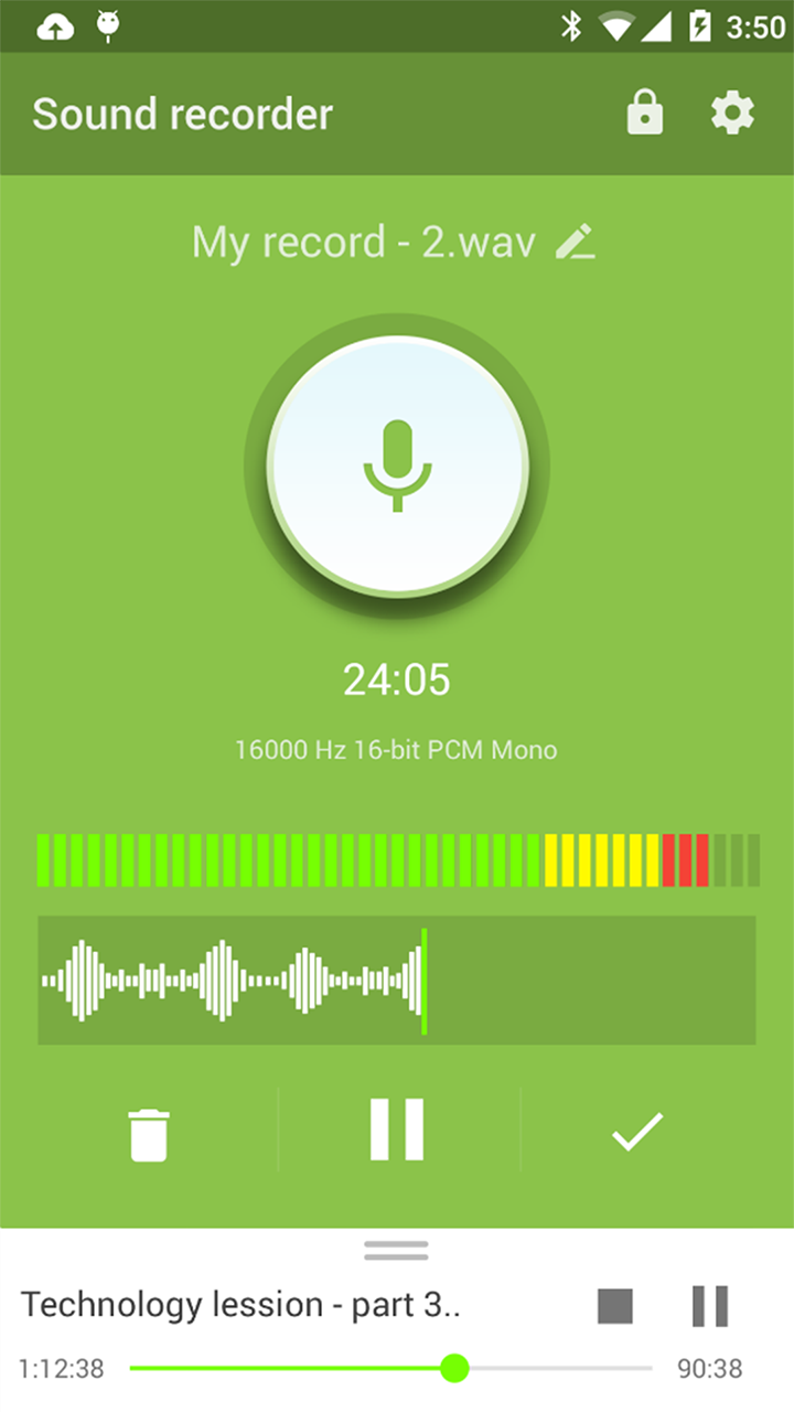 Recordr - Professional sound recorder - App on Amazon Appstore