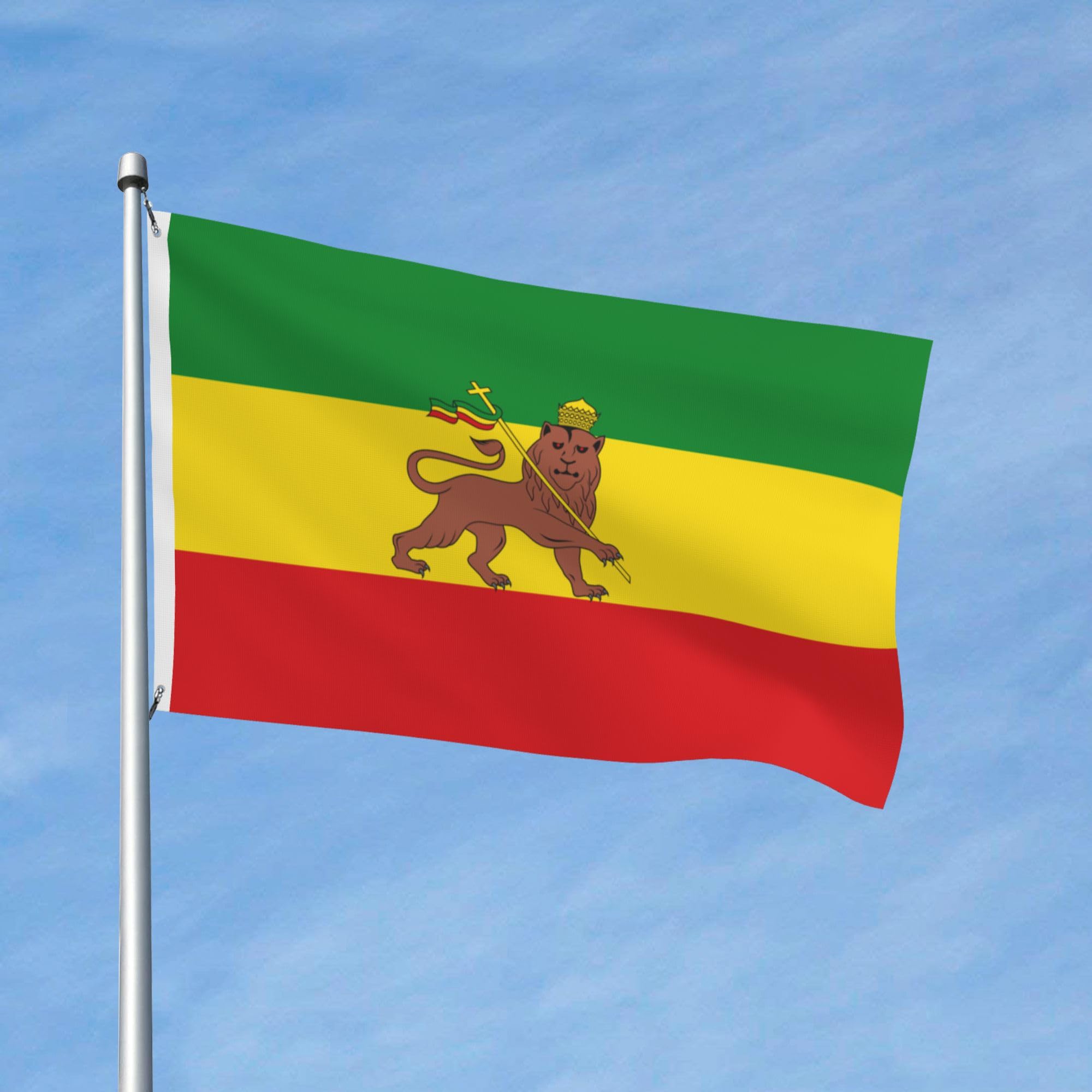 Rasta Lion Flag