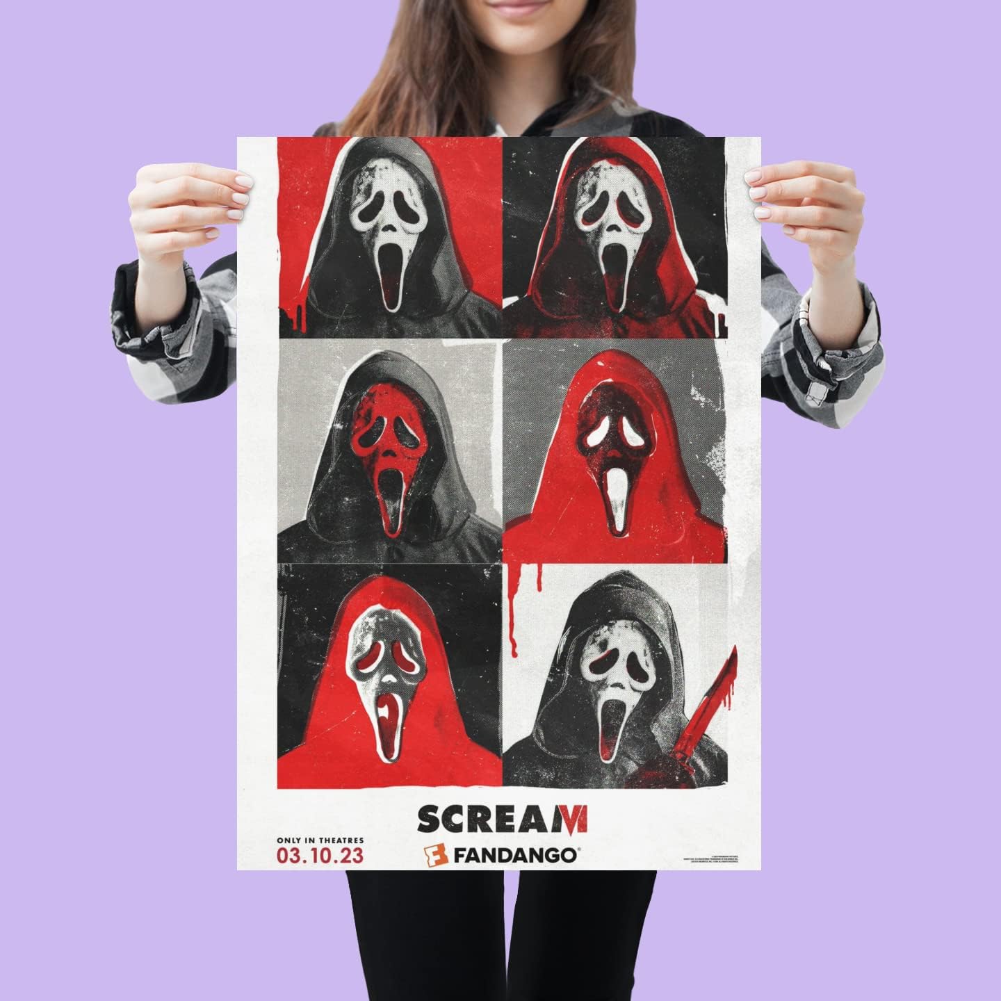 Amazon.com: Scream 6 (Melissa Barrera, Jenna Ortega) Movie Poster ...