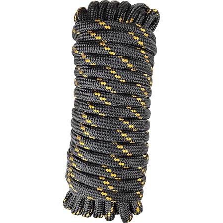 Amazon.com: Diamond Braided Polypropylene Rope Nylon Rope Mix Thick ...