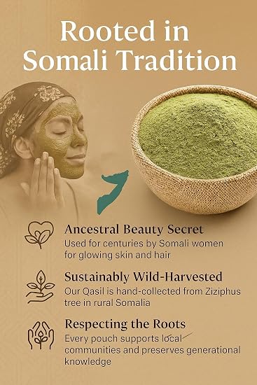 25 g Qasil Powder Somalia Face Masks Beauty Secret for Skincare, Body ...