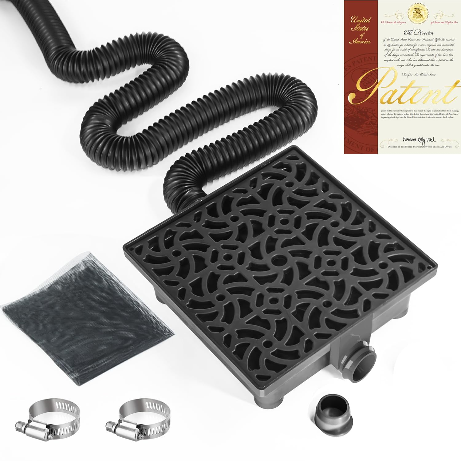 Gutter Downspout Extensions, NAACOO Upgraded 12x12in Catch Basin Low ...