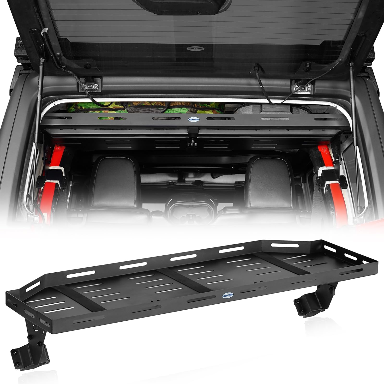 Amazon.com: Hooke Road JLU Trunk Upper Cargo Basket Rack Tray for 2018 ...