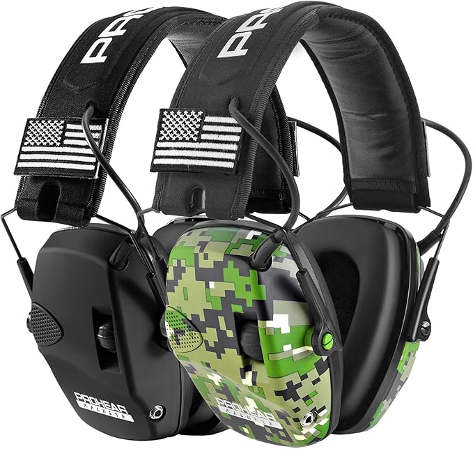 Amazon.com: PROHEAR Electronic Ear Protection for Shooting with 4X ...