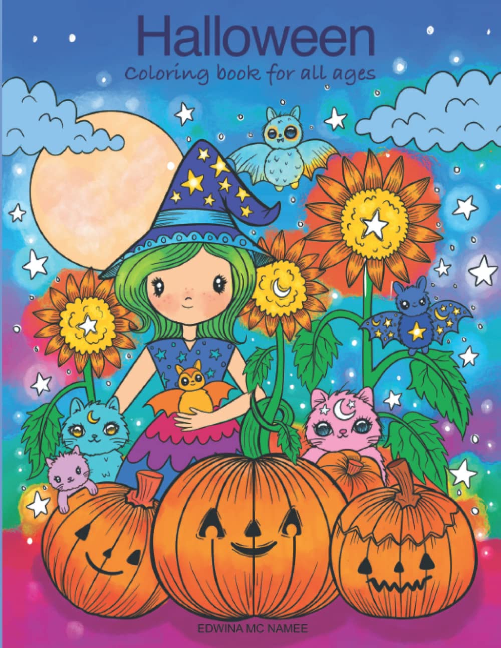 Amazon.com: Halloween Coloring Book for all ages: Cute Coloring Pages ...